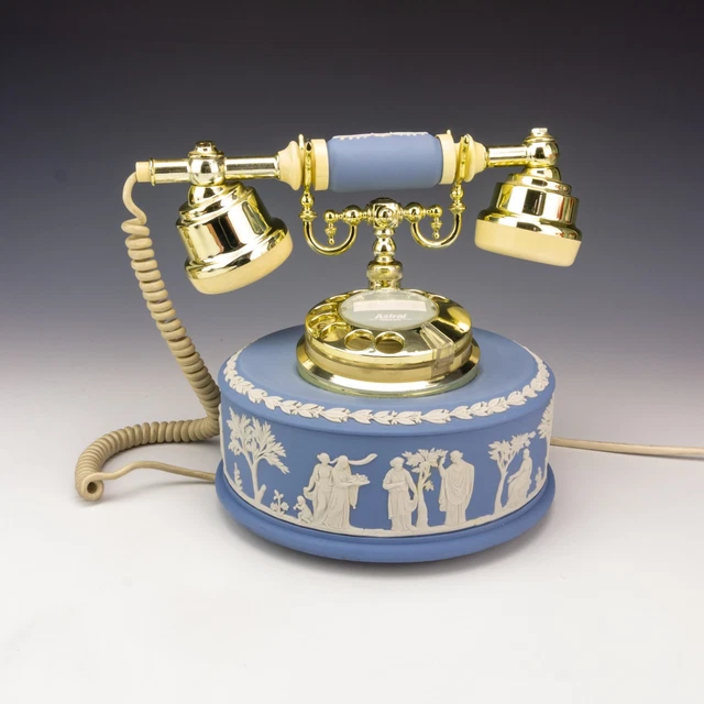 VINTAGE WEDGWOOD WHITE On Powder Blue Jasperware Pottery - Astral ...