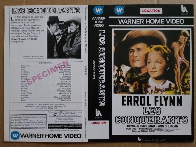 JAQUETTE VHS - Les Conquerants - Vhs Sleeve - Olivia De Havilland - Dodge City EUR 7,00 ...