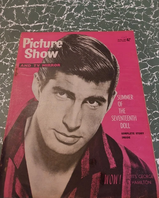 VINTAGE PICTURE SHOW Magazin 7. MAI 1960 George Hamilton/Sommer 17 ...