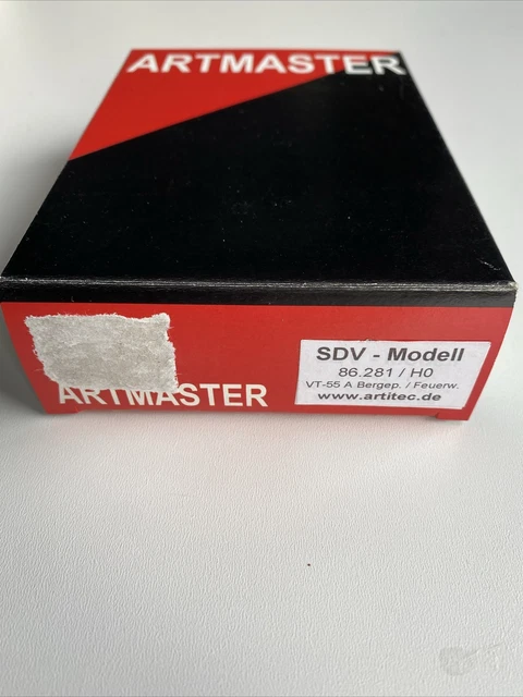 ARTMASTER SDV-MODELL NO 86.281 - VT-55A Bergepanzer/Feuerwehr- 1:87 H0 "Neu" OVP EUR 15,90 ...