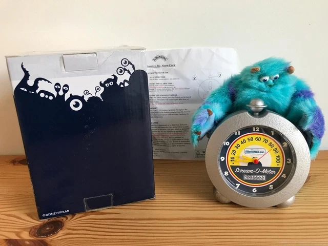 DISNEY/PIXAR MONSTERS INC Alarm Clock, Sulley Scream-O-Meter, Boxed ...
