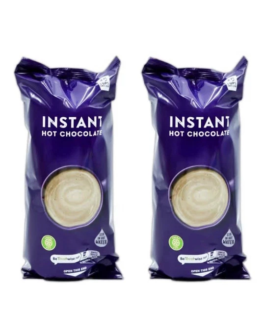 CADBURY’S INSTANT HOT Chocolate Cups, Two packs of 9 (18 Cups). £6.49 ...