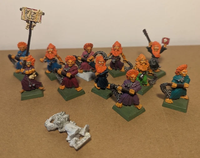 WARHAMMER AOS OLD World Marauder Miniatures Metal Empire Flagellants ...