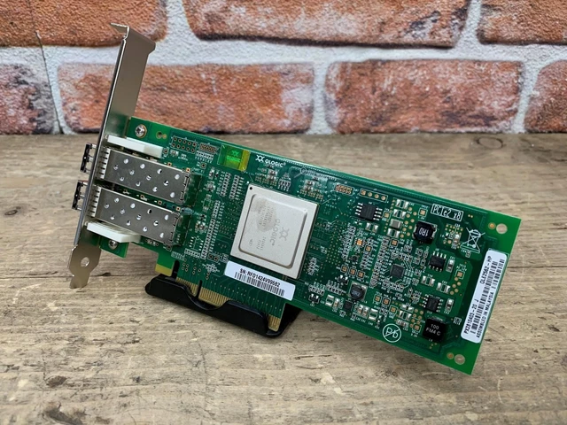 GENUINE HP 82Q 8Gb Dual Port PCI-e Fibre Channel HBA With 8GB SFP's ...