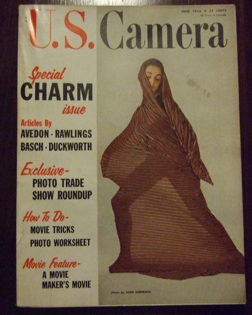 1956 JUNE U.S. Camera Magazine Barbara Elkins Kim Novak Rita Gam ...