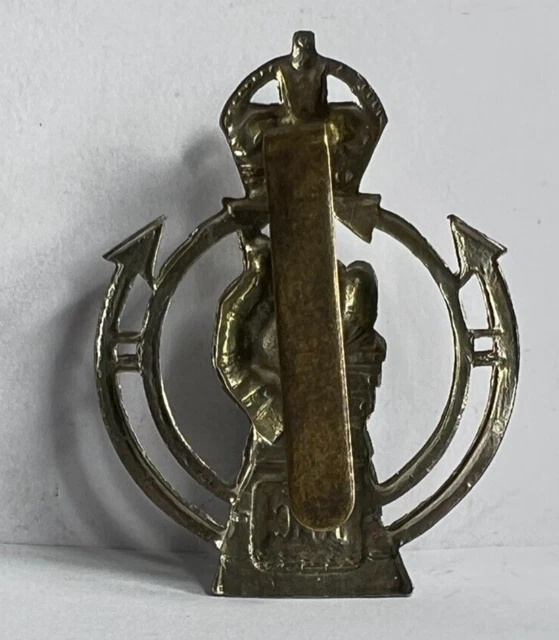 WW2 WWII ROYAL Armoured Corps Cap Badge 52 x40 mm EUR 21,25 - PicClick IT