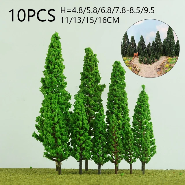 PINE MODEL TREES For Train Railroad Diorama Wargame Park Landscape ...