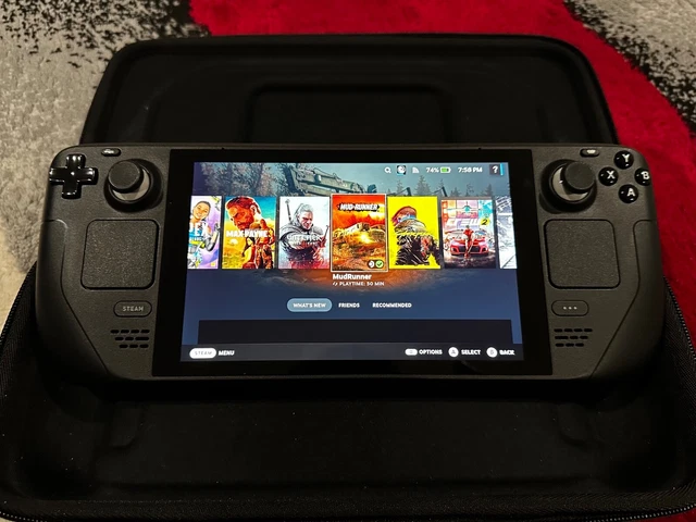 VALVE STEAM DECK 512GB Handheld Gaming Console Steamdeck - Excellent ...