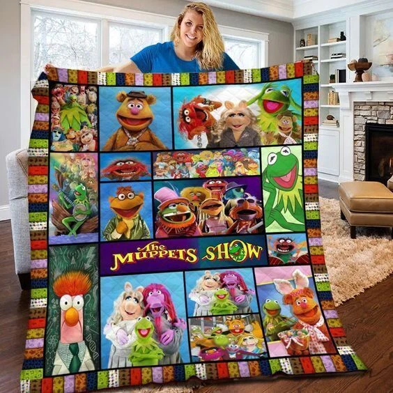 THE MUPPET SHOW Blanket The Muppet Show TV Series Fleece Sherpa Blanket ...