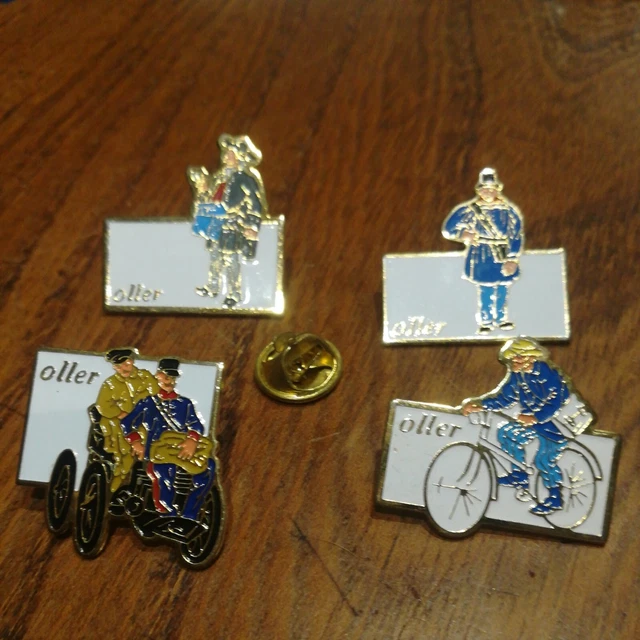 PIN'S LOT DE 4 pin's LES CALENDRIERS facteur Poste P11 EUR 3,00 - PicClick FR