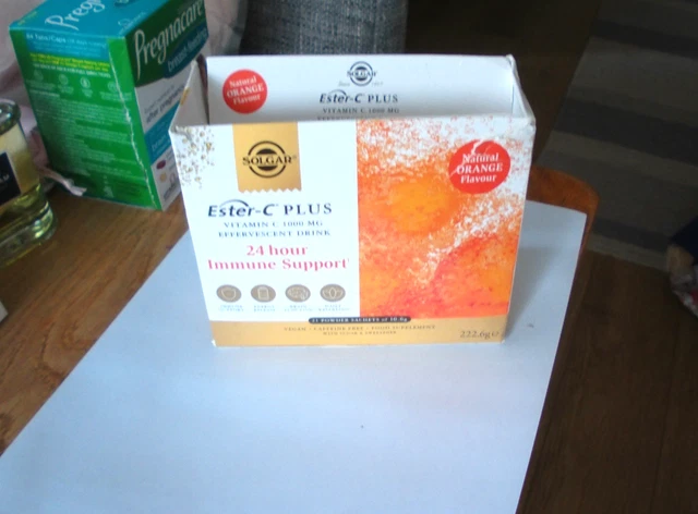 SOLGAR ESTER-C PLUS Effervescent Vitamin C 1000mg Drink Powder Sachets ...