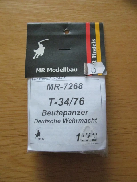 MR MODELS MR-7268 T-34/76 Beutepanzer conversion set in 1:72 scale. EUR ...