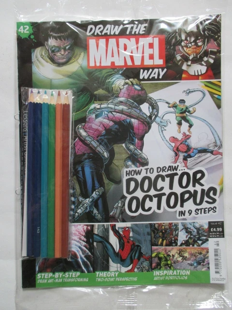 DRAW THE MARVEL Way Magazine Issue 42 How To Draw Doctor Octopus New ...