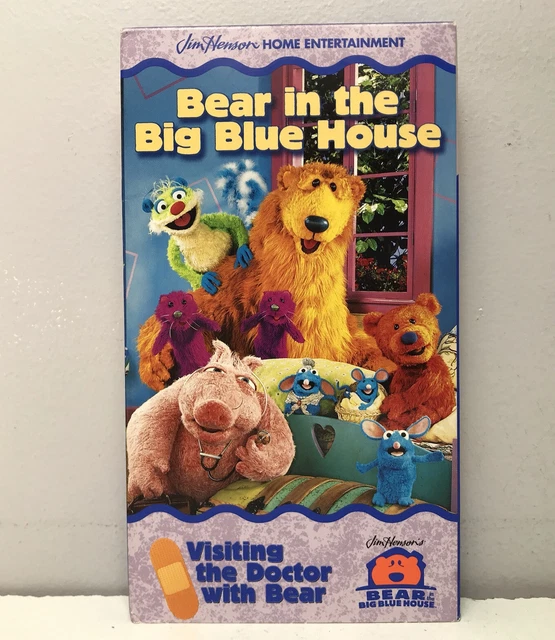 NICK JR BEAR in the Big Blue House VHS Video Tape Picture of Health Vol ...