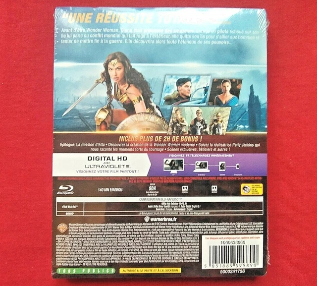 WONDER WOMAN - Blu-Ray - French Import - 2017 - Region B - New & Sealed ...