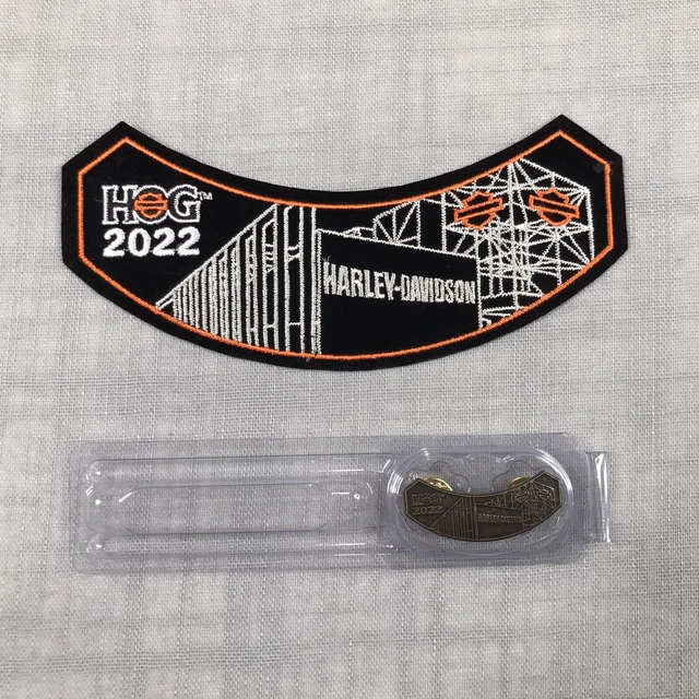 HOG 2022 ROCKER Patch And Pin Set Harley-Davidson Owners Group ...