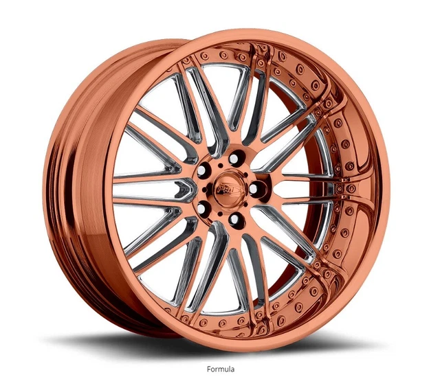20 PRO FORGED Billet Wheels Rims Formula Rose Gold Line Custom ...