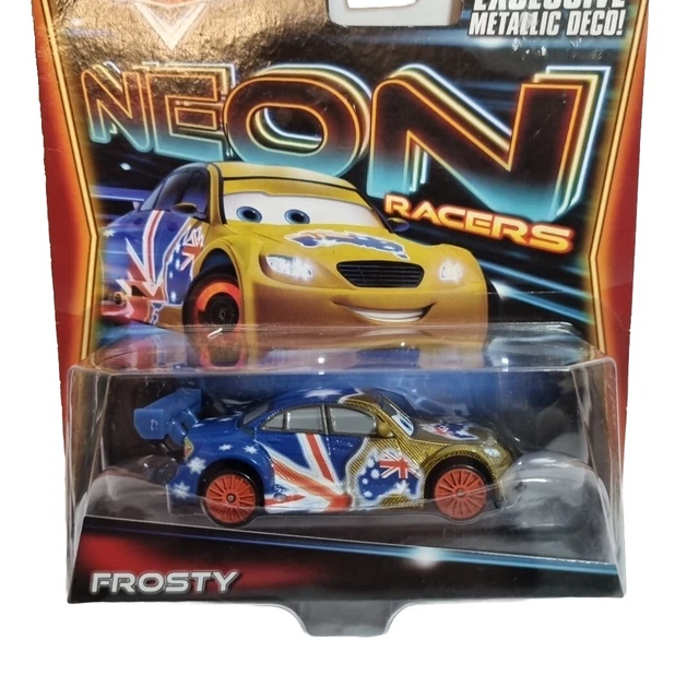 DISNEY PIXAR CARS Neon Racers Frosty Exclusive Metallic Deco Mattel New ...