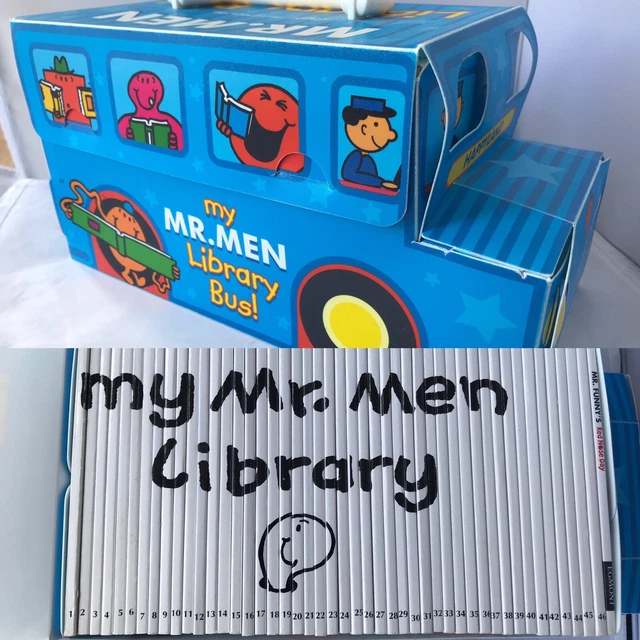 MY MR MEN Library Bus - Complete Set of 46 Books + Comic Relief Roger ...