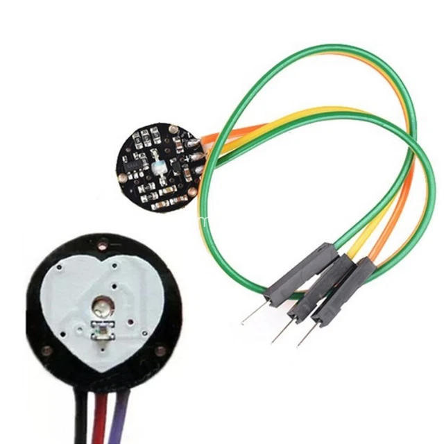 PULSE SENSOR HEART Rate Sensor Pulse Sensor for Arduino Raspberry PI ...