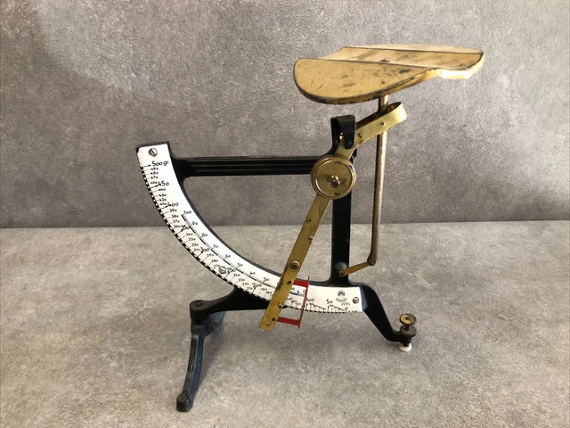 VINTAGE ANTIQUE STATIONARY Scale Pendulum Scale Up to 500g Old | #0 £26 ...