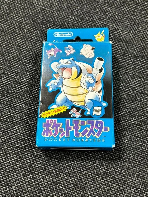 NINTENDO POKEMON PLAYING Cards blue Poker Deck Blastoise send from ...