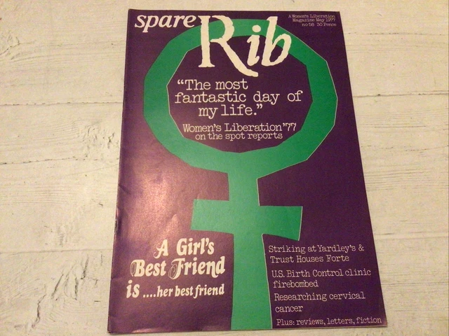 SPARE RIB WOMEN'S Liberation Feminist Magazine Issue No 58 - 1977 £10. ...
