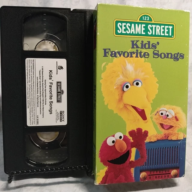 SESAME STREET - Kids’ Favorite Songs (VHS, 1999) £8.91 - PicClick UK