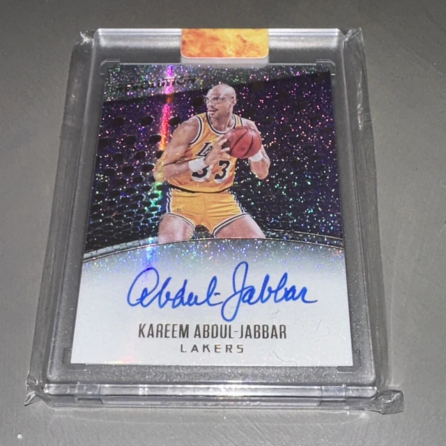 KAREEM ABDUL JABBAR 2017-18 Panini Revolution SP Auto Su Carta EUR 97,92 - PicClick IT