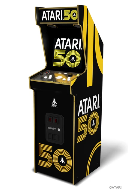 ARCADE1UP - ATARI 50th Annivesary Deluxe Arcade Machine - 50 Games in 1 ...