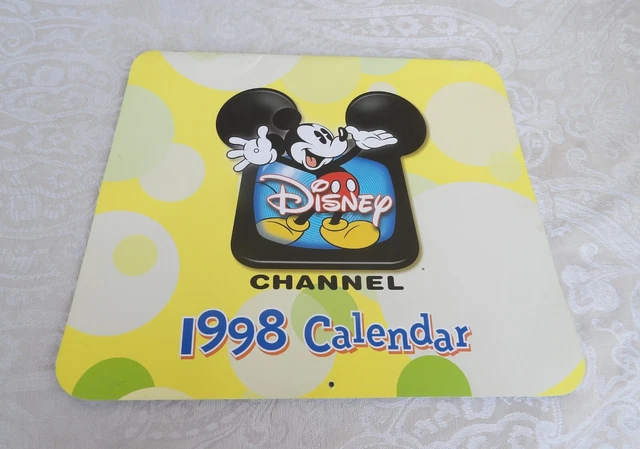 VINTAGE 1998 DISNEY CHANNEL CALENDAR £44.77 - PicClick UK