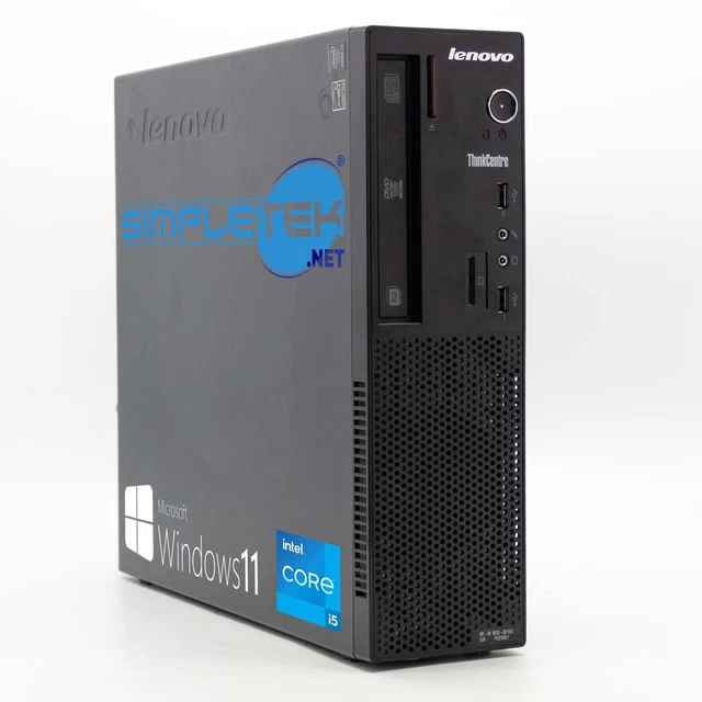 LENOVO E73 SFF i5 Windows 11 8GB 240GB Ordinateur de Bureau RS232 Com ...