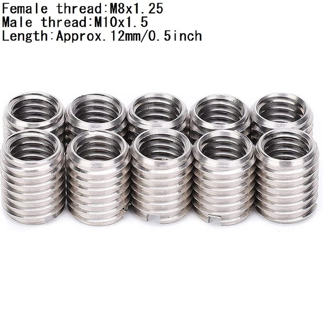 INSERT FILET?? FILET?? joint insert ??crou M10 x 1,5 male M8 x 1,25 femelle EUR 8,77 - PicClick FR