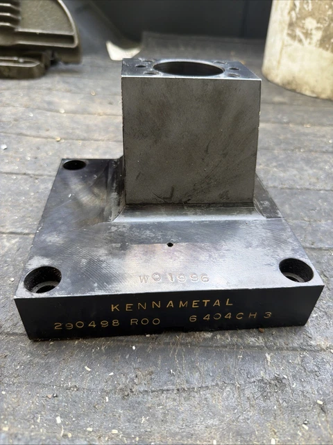 KENNAMETAL ADAPTIVE PLATE Tooling Fixture Static Axial Tool 290498 R00 6404CH3 $734.95 - PicClick CA