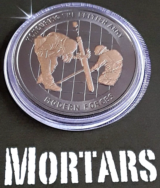 HONOURING THE BRITISH ARMY MODERN FORCES 24ct GOLD PRINTING PROOF MEDAL ...