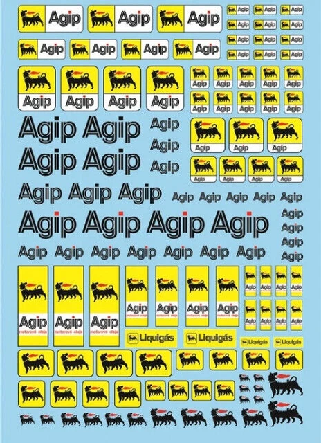 DECALS DECALCOMANIE divers dessin essence agip 1/43 EUR 10,00 - PicClick FR
