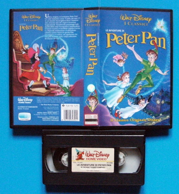 VHS LE AVVENTURE Di Peter Pan (1951) Classico Animazione Walt Disney ...