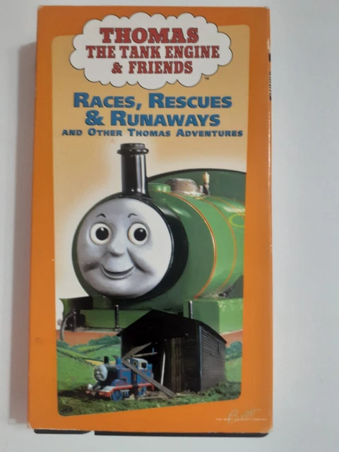 THOMAS THE TANK Engine Friends Races Rescues Runaways VHS Video Tape ...