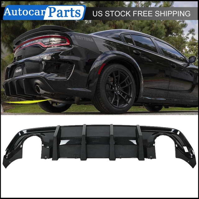 REAR BUMPER DIFFUSER For 2020-2024 Dodge Charger Widebody Shark Fin ...