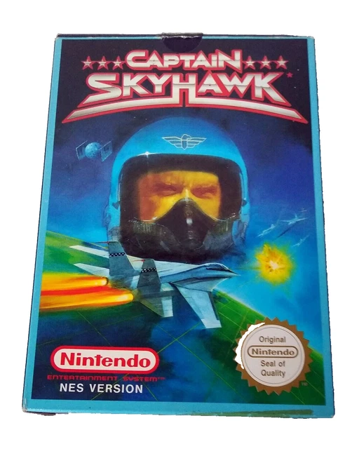 CAPTAIN SKYHAWK NINTENDO Entertainment System NES Game Box Manual Game ...