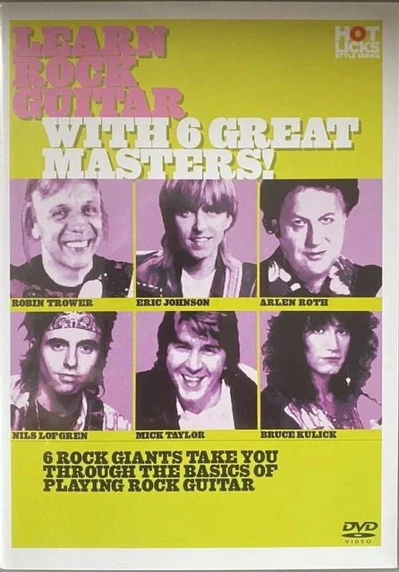LEARN ROCK GUITAR With 6 Great Masters! - Hot Licks DVD 2006 NTSC Free ...