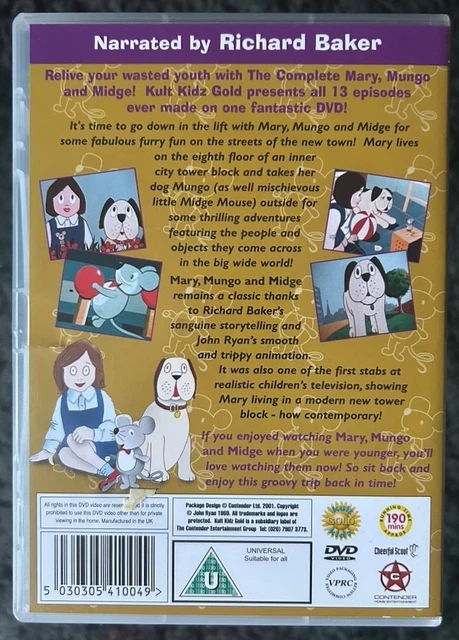 THE COMPLETE MARY, Mungo And Midge DVD Region 2 All The Episode Ever ...