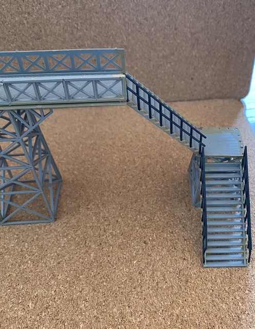 OO GAUGE PEDESTRIAN Footbridge Railway Layout Scenery Bridge EUR 1,15 ...