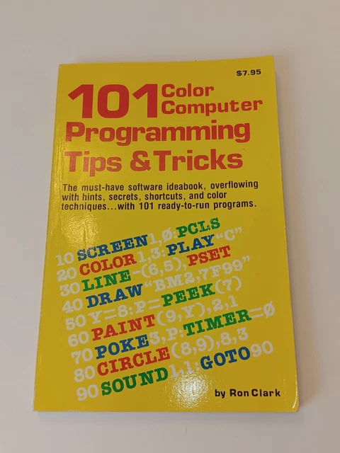 101 COLOR COMPUTER Programming Tips and Tricks TRS-80 Book 1 Paperback ...