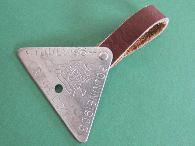 1964 1965 AUSTRALIA Dog Registration Licence Disc Tag $22.50 - PicClick AU