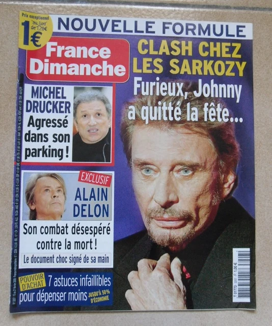 FRANCE DIMANCHE 3207 JOHNNY HALLYDAY NOLWENN Alain DELON Brigitte ...