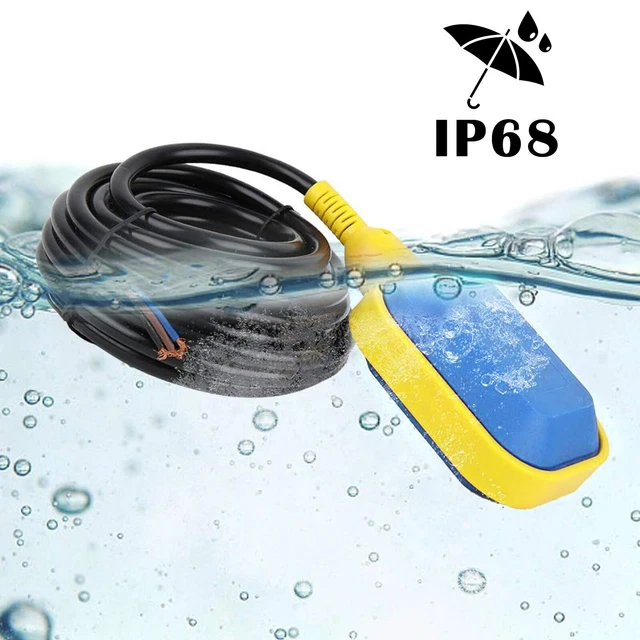 FLOAT SWITCH LIQUID Fluid Water Level Sensor Pump Tank Pond Controller ...