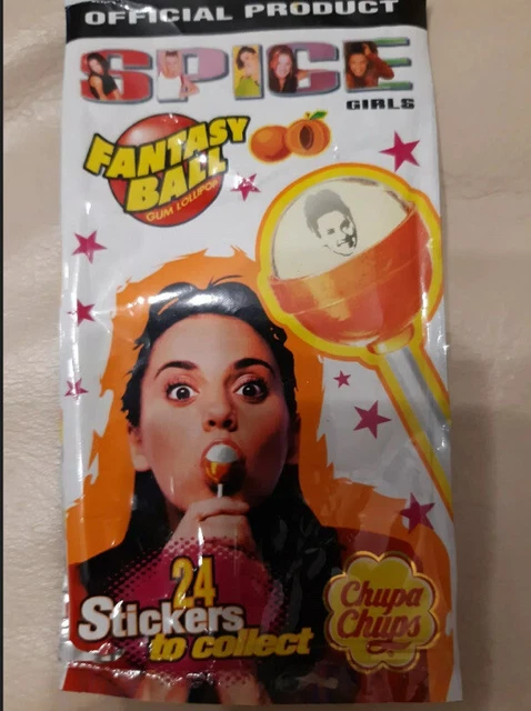 RARE! CHUPA CHUPS Empty Lolly Wrapper Mel C Sporty Spice Girls 1997 £12 ...