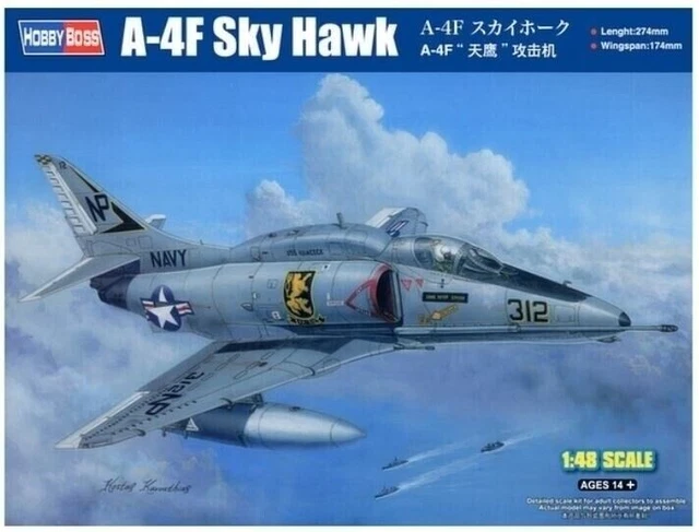 HOBBYBOSS 87255 - 1/72 A-4F Sky Hawk model kit £24.00 - PicClick UK
