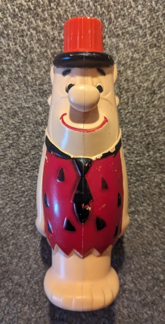 VINTAGE 1960'S Fred Flintstone Colgate Palmolive Soaky Toy Bottle ...